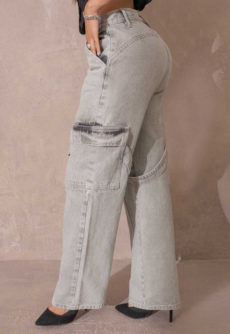 Jean Mujer Gris Claro Atypical 112648